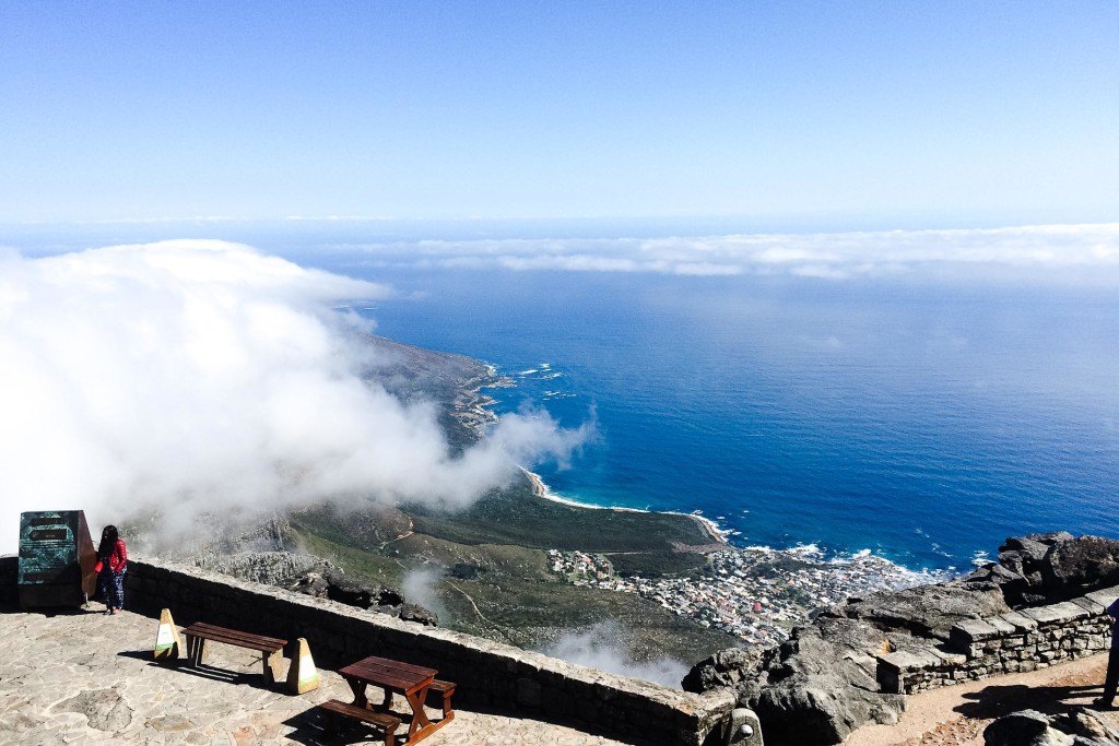 A View Above the Clouds on Cape Town's Table Mountain